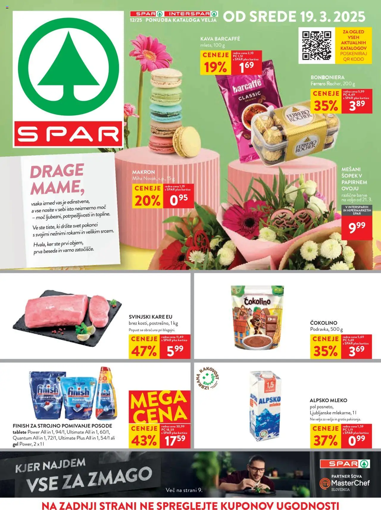 Spar katalog od 19.03.2025 | Letak Slovenija | Akcija in popusti