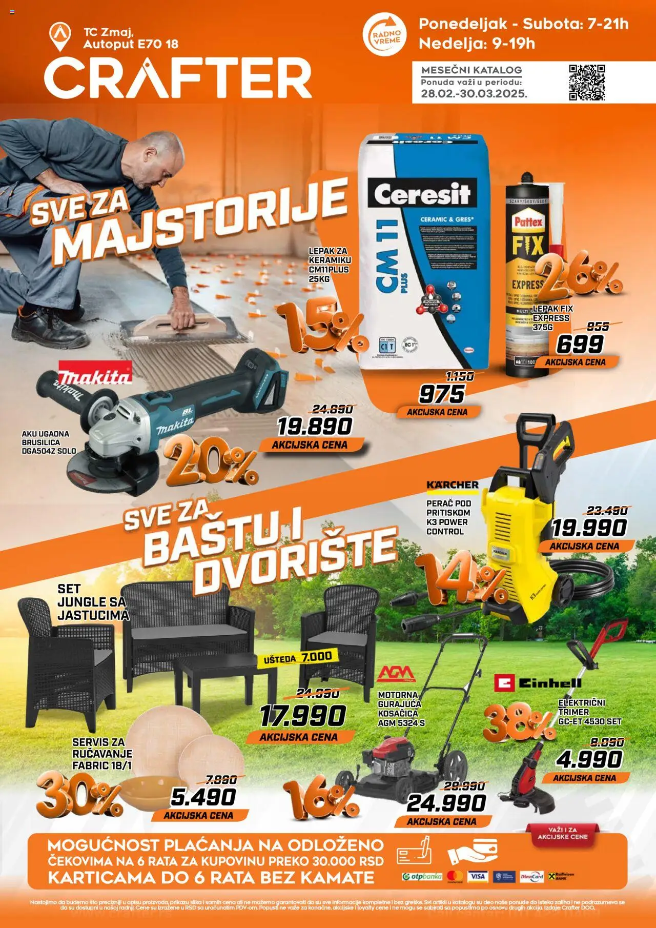 Crafter katalog - najnovije akcije od 28.02.2025