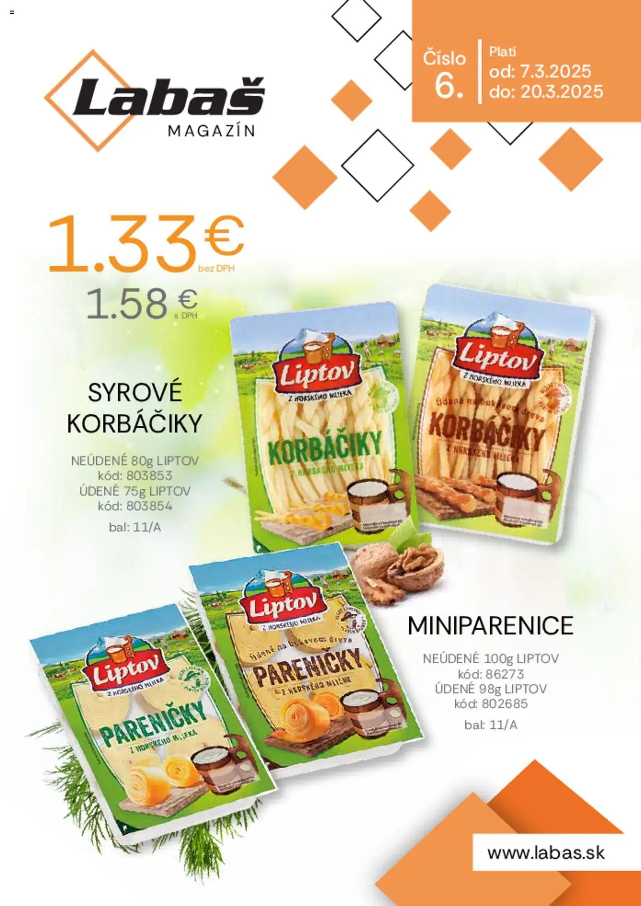 Labaš leták (ponukový list od 17.03.2025) - AKCIA týždňa