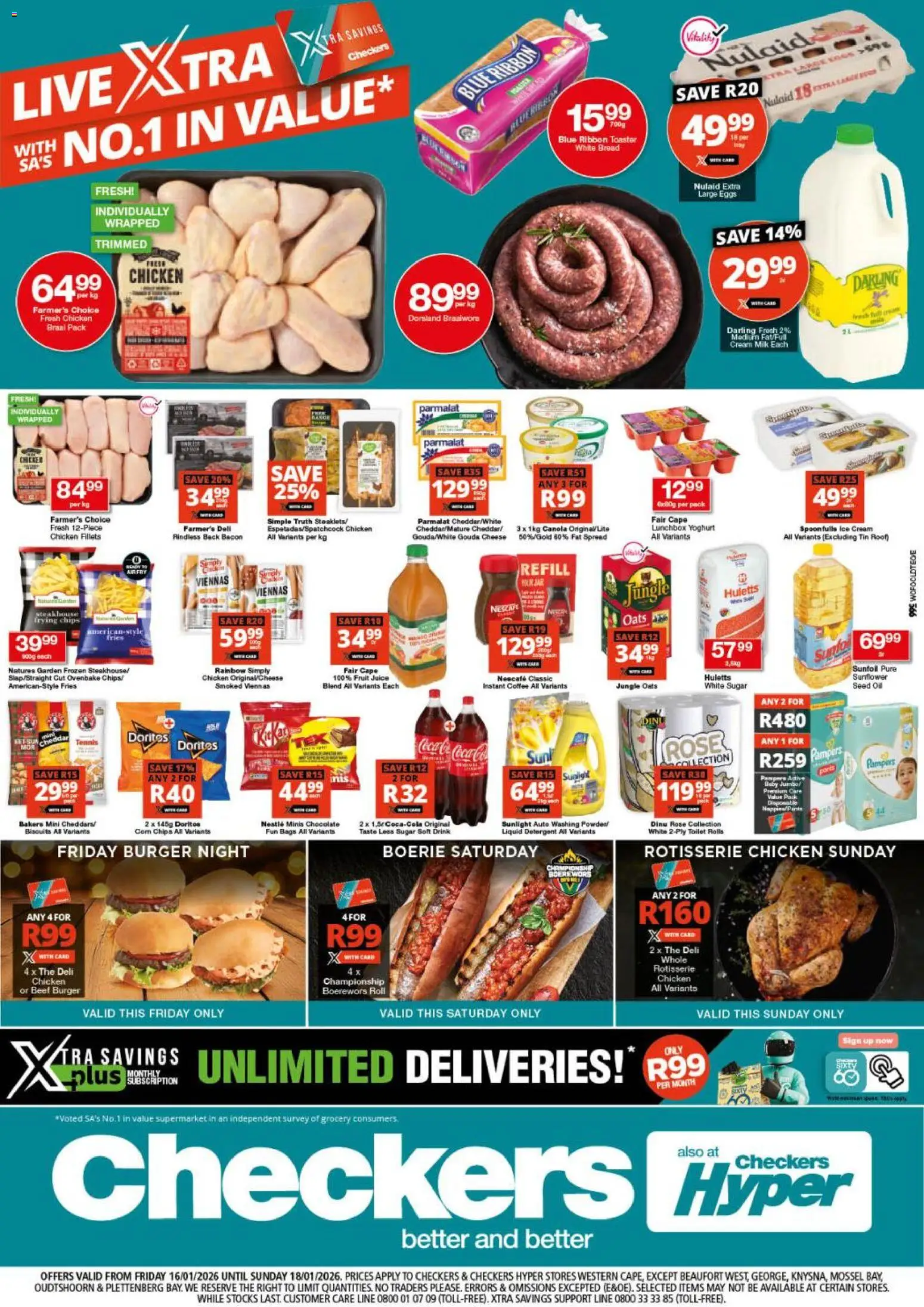 Checkers - Western Cape - Xtra Savings (16/01/2026 - 18/01/2026) → ...