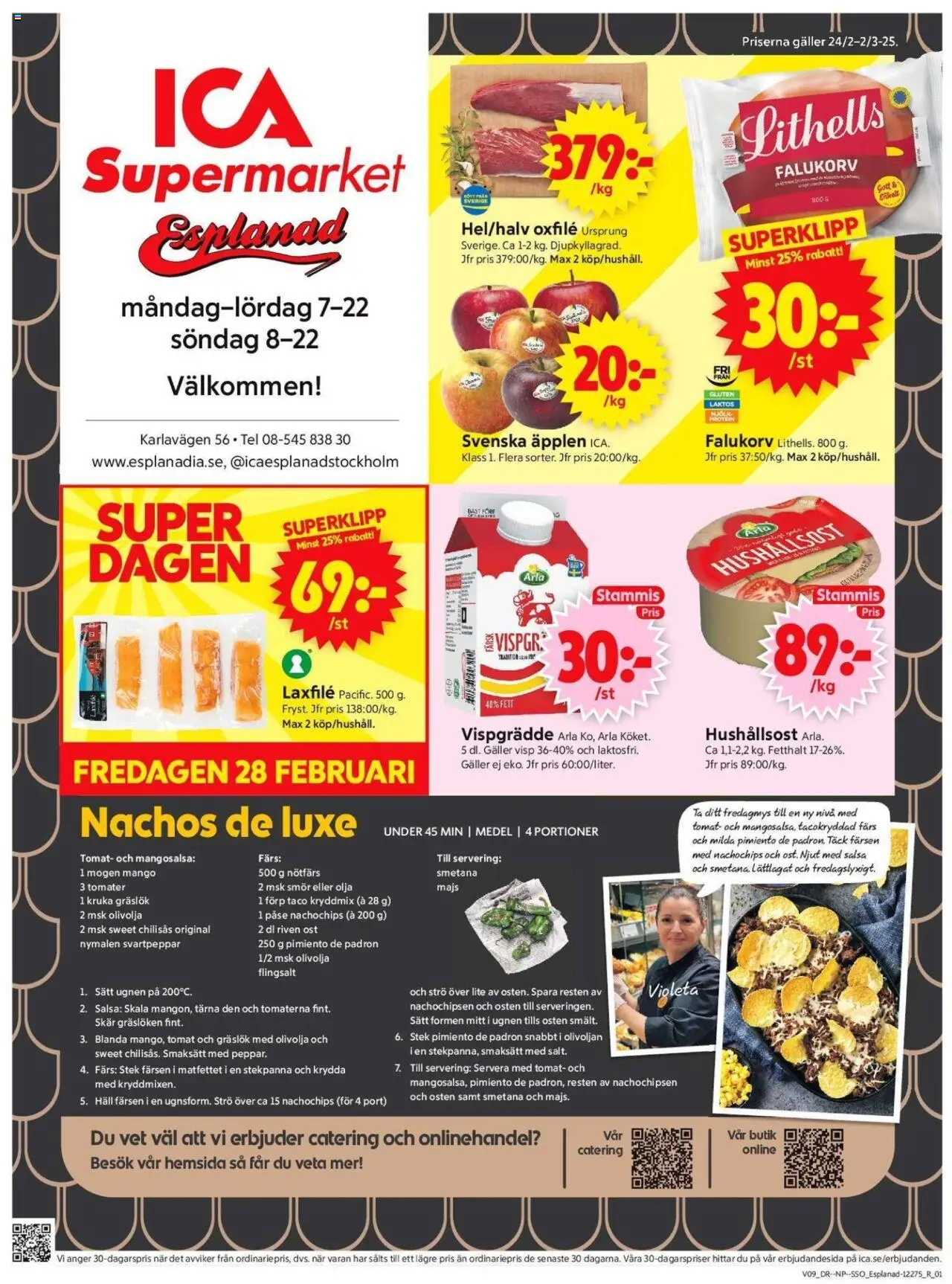 ICA Supermarket - Stockholm från 24/02/2025 > reklamblad