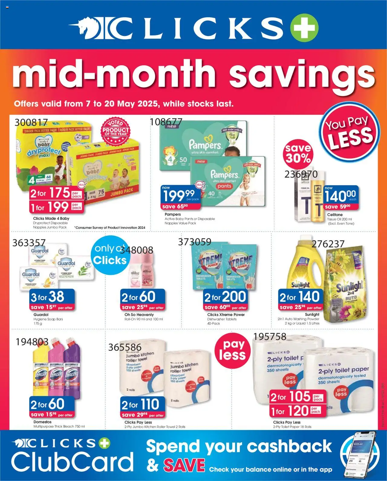 Clicks George specials | May 2025 catalogue