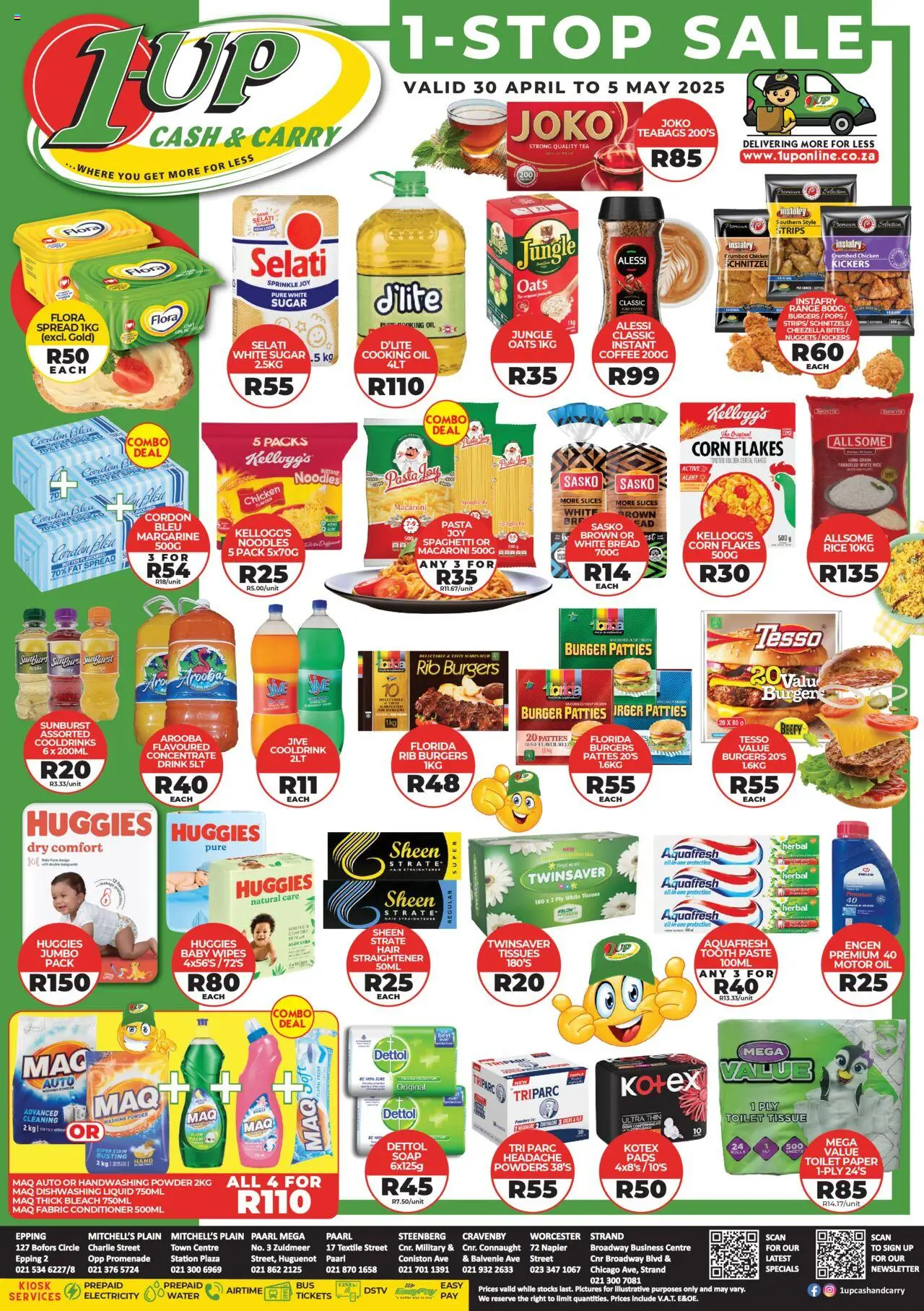 1UP Cash & Carry Specials (30/04/2025 - 05/05/2025) Online