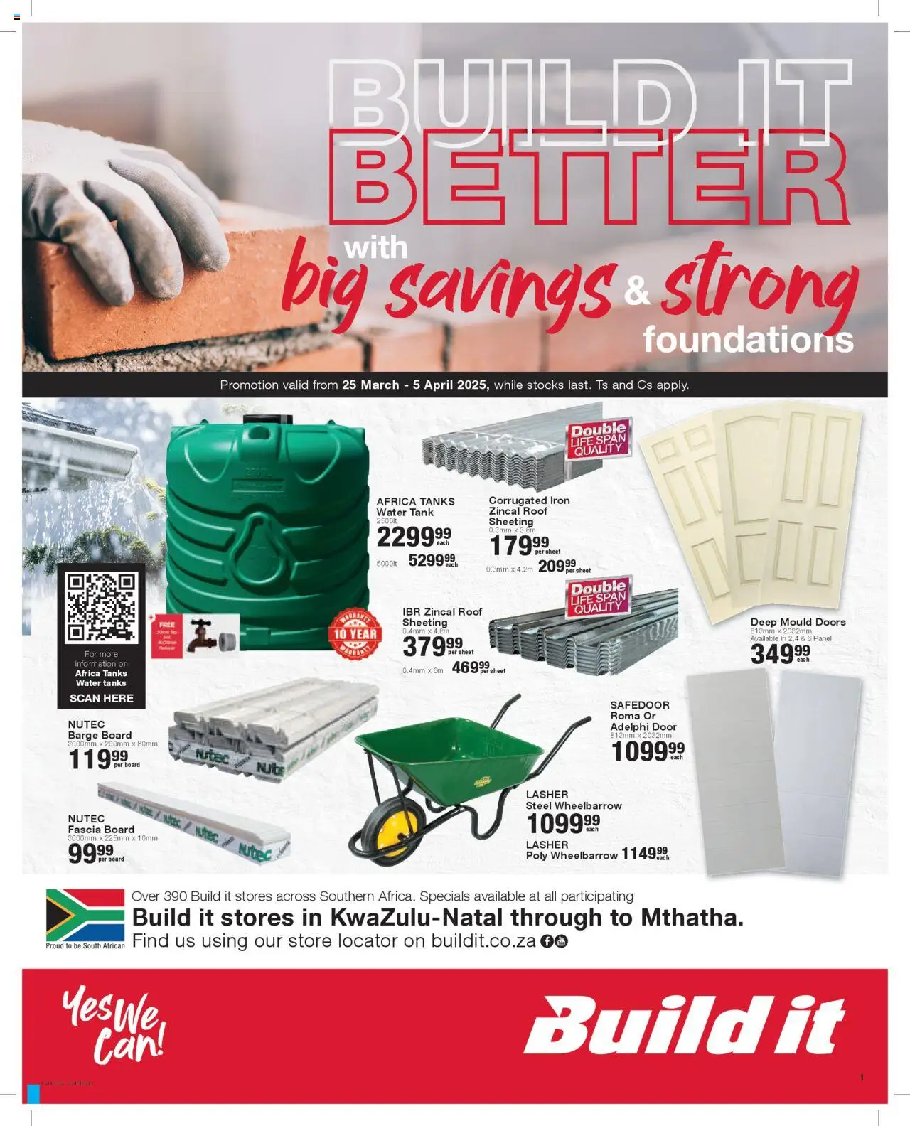 Build It Empangeni specials | April 2025 catalogue