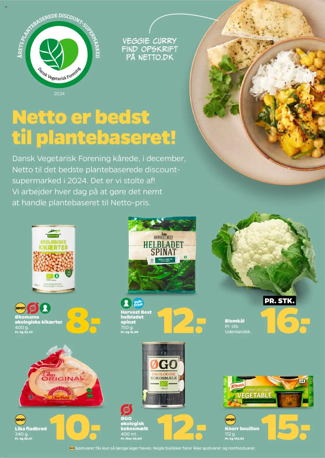 Blomkål Netto Tilbud || Se Priser for Uge 20
