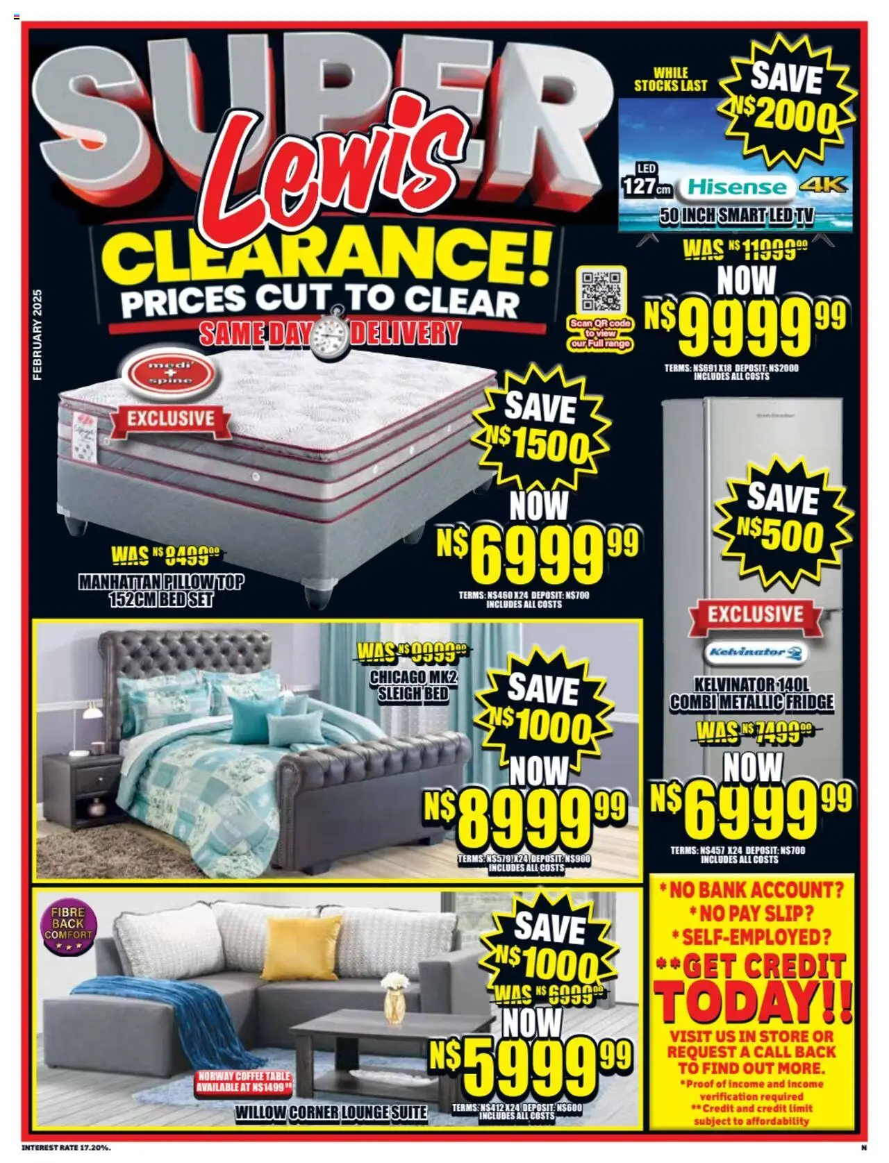 Lewis Stores - Namibia Specials (24/02/2025 - 13/04/2025) Online