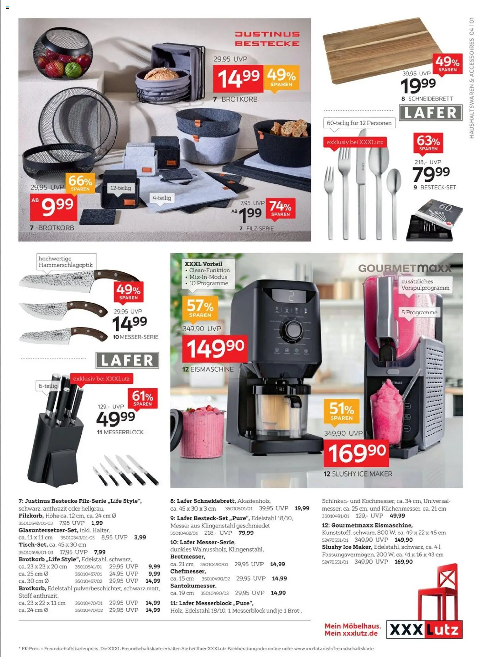 XXXL Lutz Restaurantgutscheine (ab 18.01.2026) zum Blättern