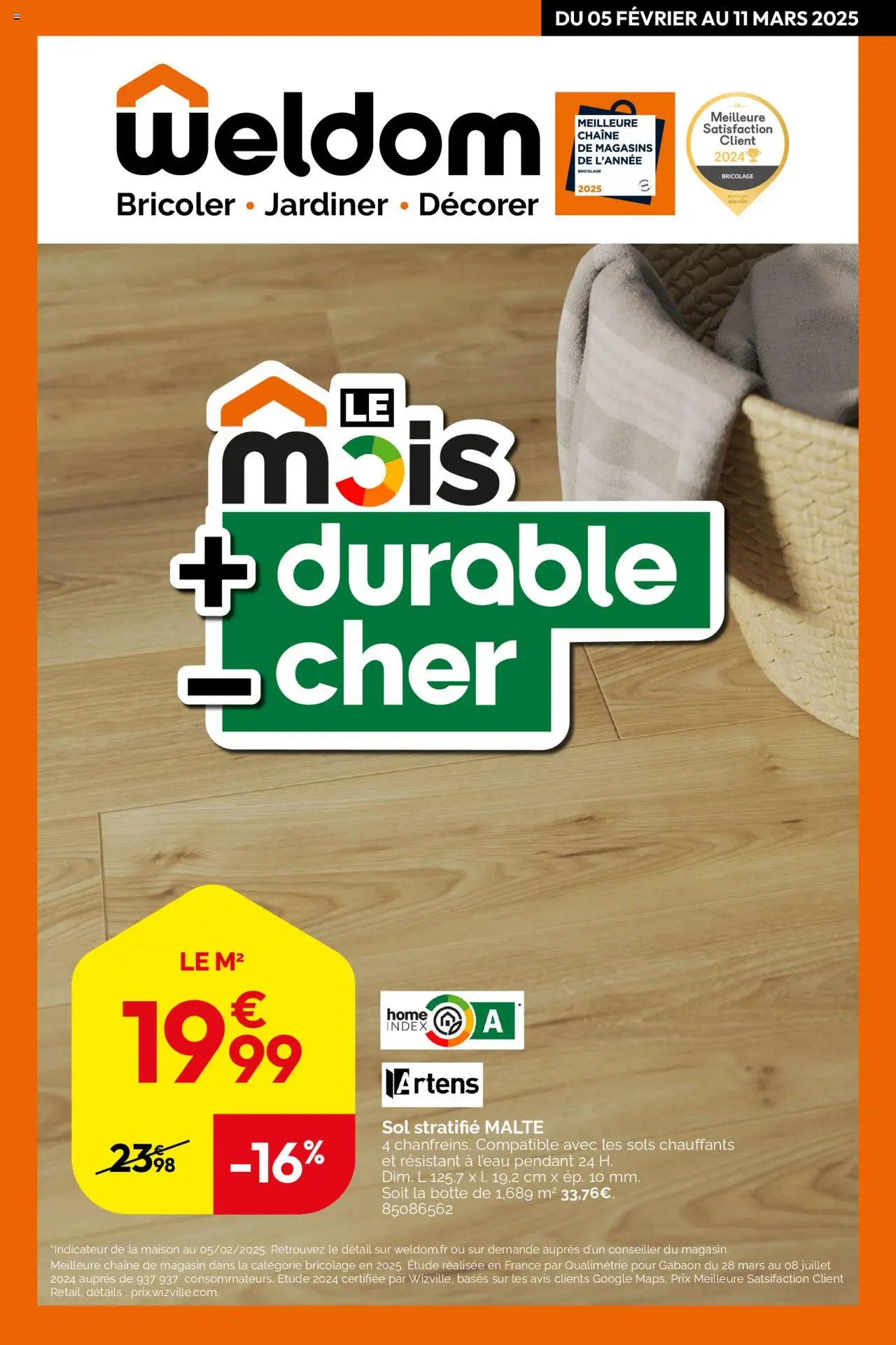 Catalogue WELDOM en ligne 2025 || Promo magasins Mars