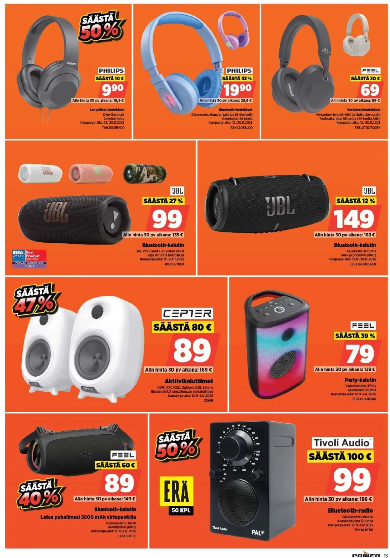 Power Black Week 12/11/2025 Tarjoukset ⚡ Black Friday