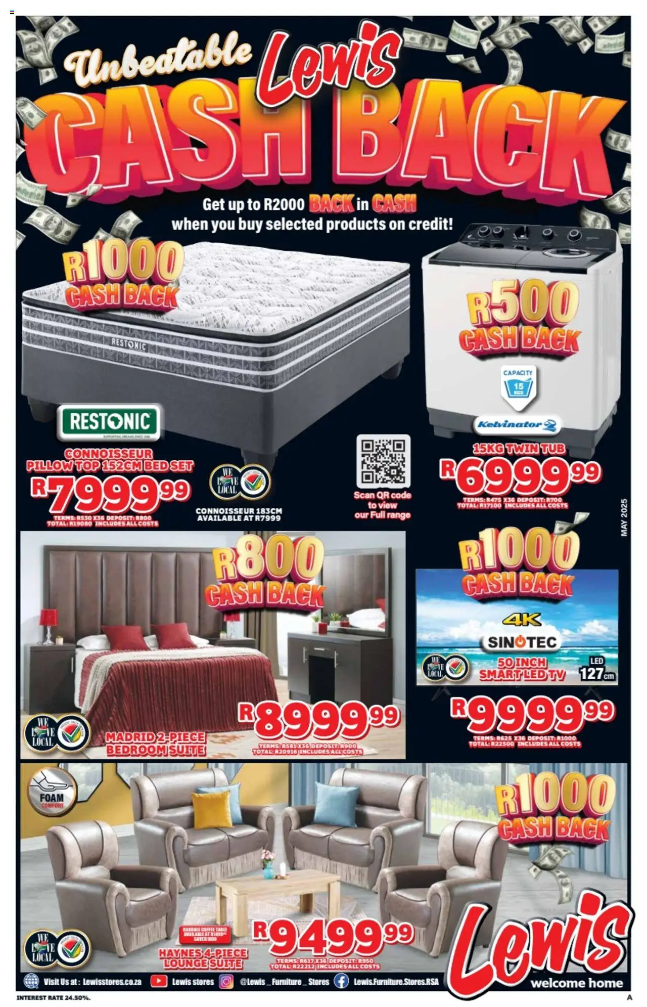 LEWIS STORES Catalogue 2025 | Furniture catalogue May