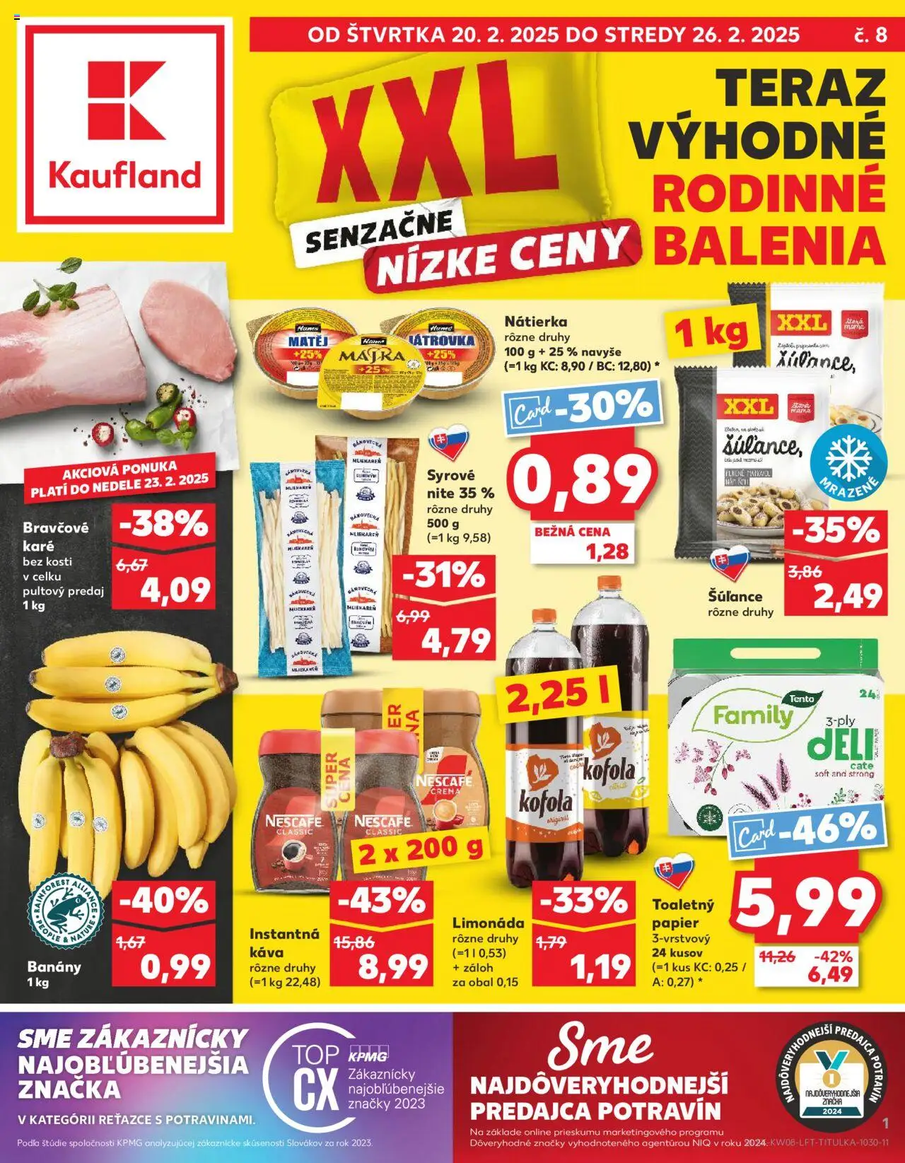KAUFLAND Malacky leták od 20.02.2025 online | Akciové letáky
