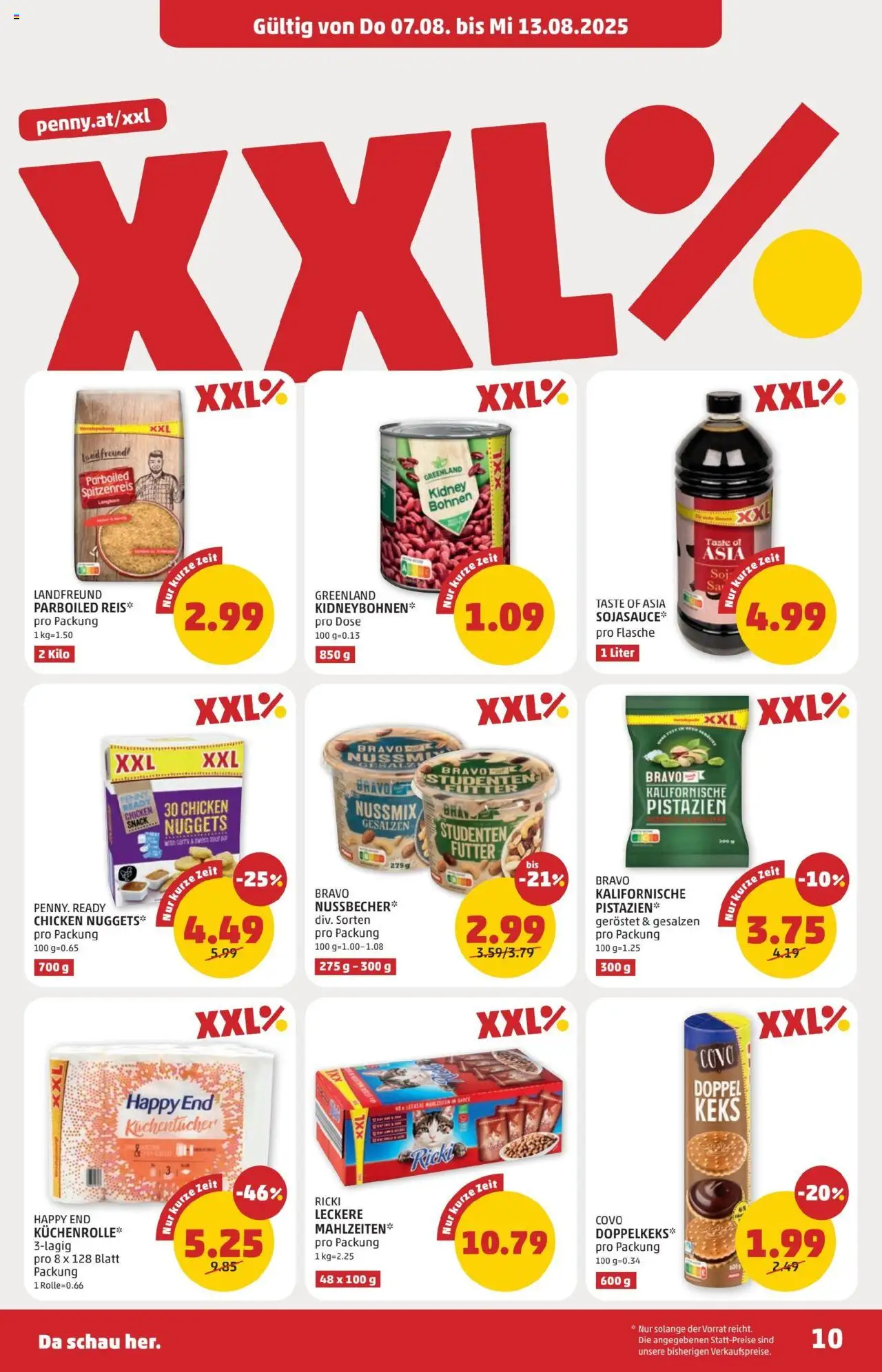 Penny Markt Flugblatt ab (07.08.2025) || Angebote, Prospekt