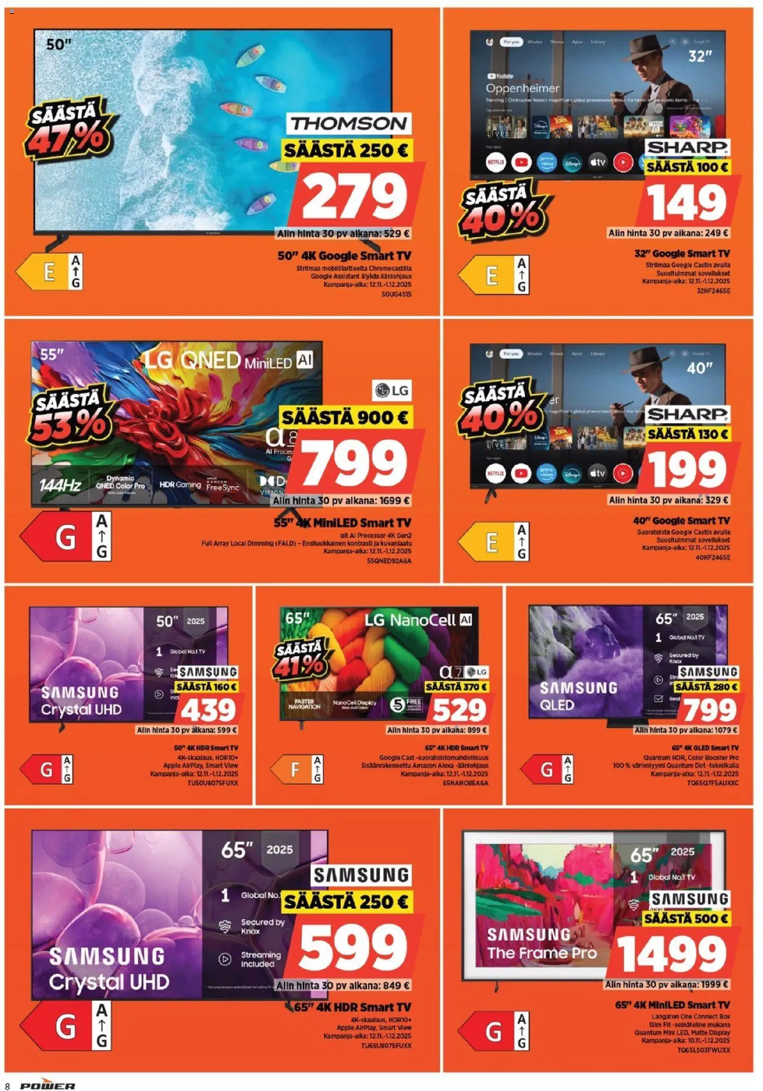 Power Black Week 12/11/2025 Tarjoukset ⚡ Black Friday