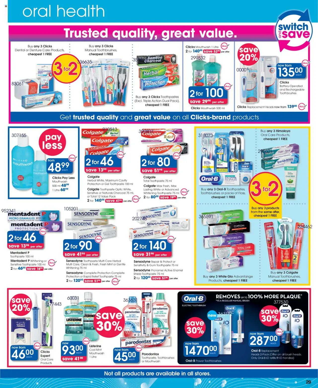 Clicks Specials (19/06/2025 - 07/07/2025) Online