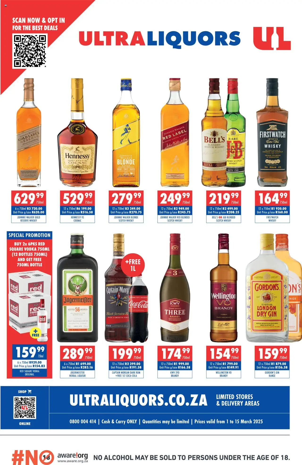 Ultra Liquors Specials (01/03/2025 - 15/03/2025) Online