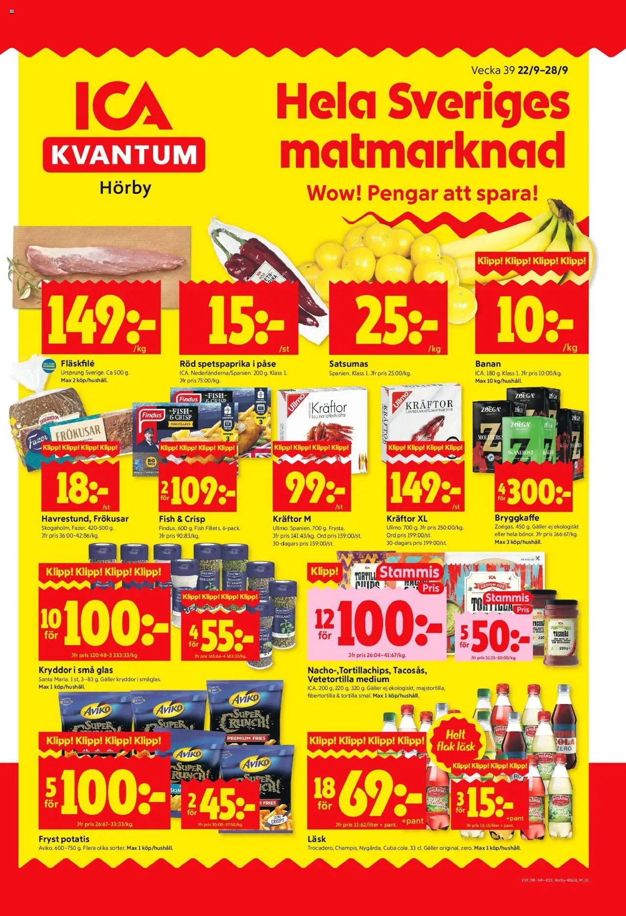 ICA Kvantum - Hörby från 22/09/2025 > reklamblad