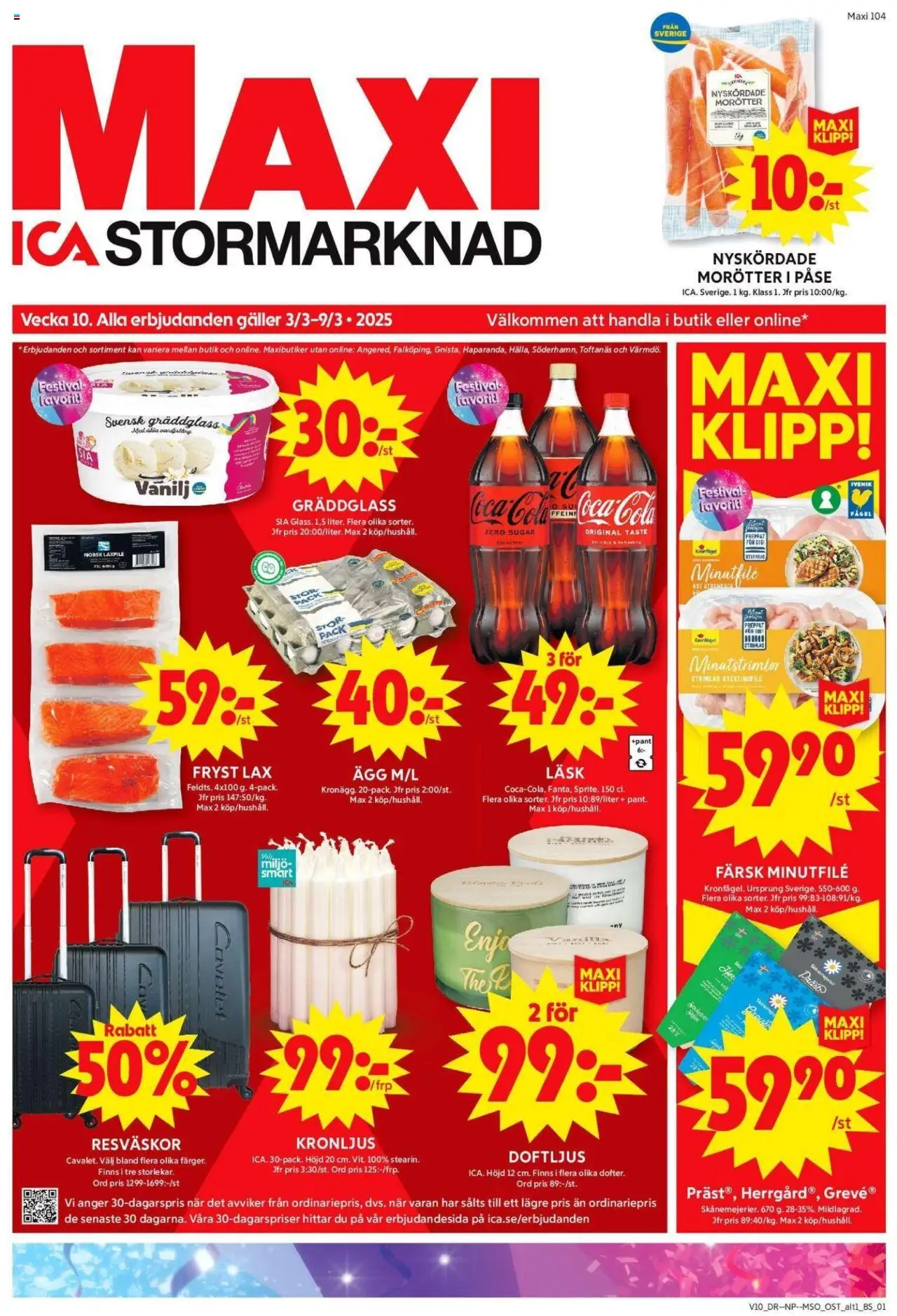ICA MAXI erbjudande 10/03/2025 > nästa vecka reklamblad