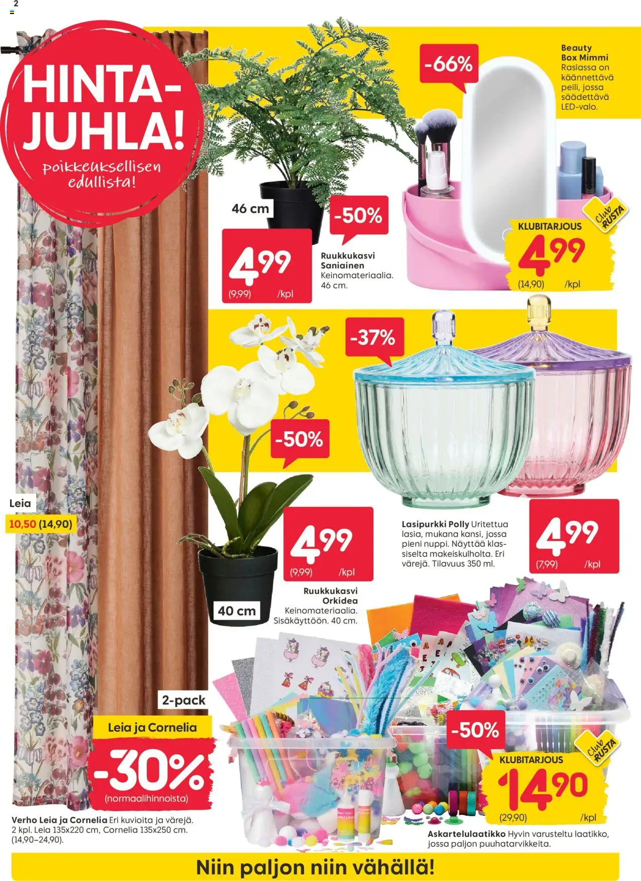 Rusta tarjoukset 28/07/2025 alkaen || Nykyinen tarjous