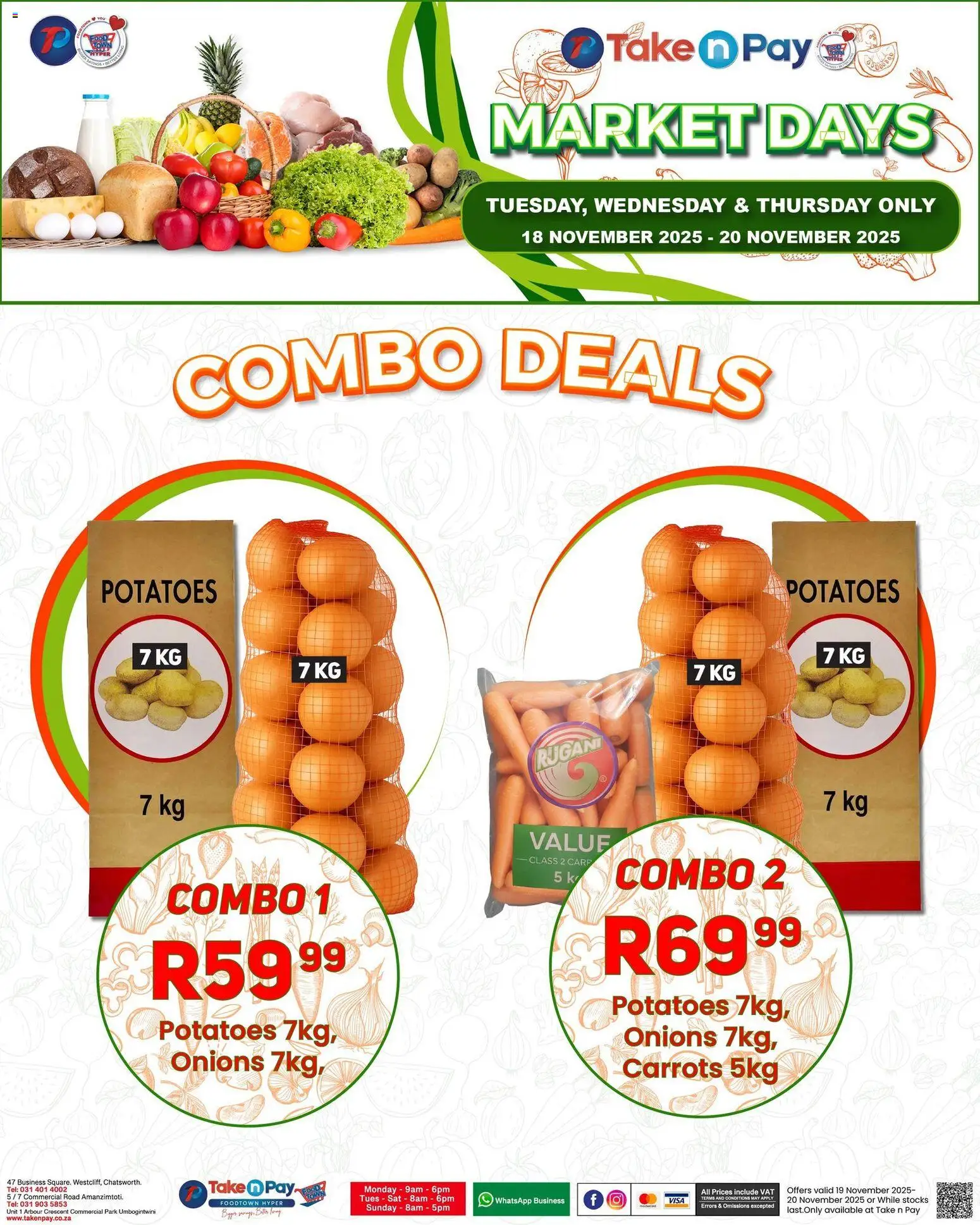 Take n Pay Market Days (18/11/2025 - 20/11/2025) Online