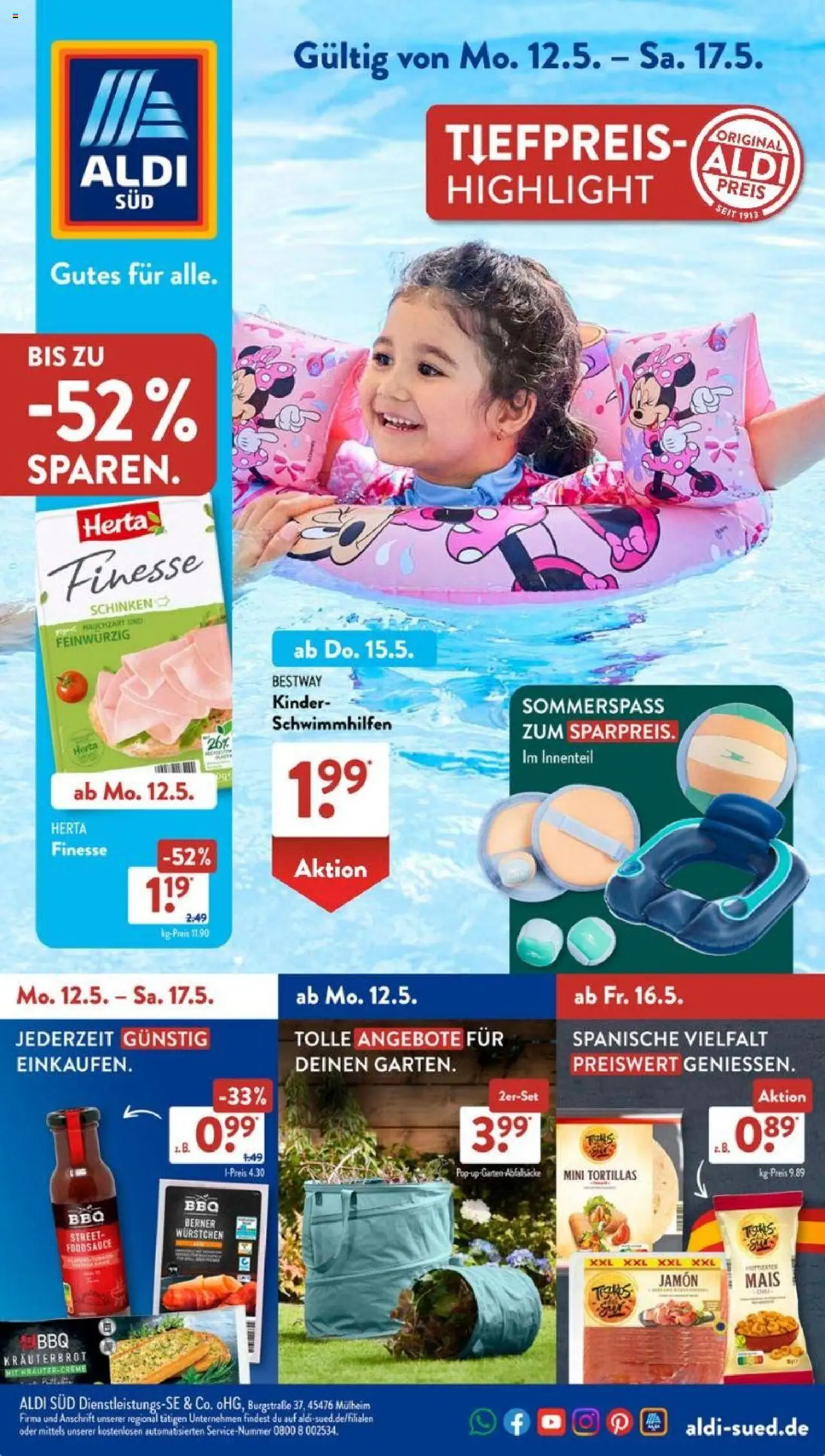 Aldi Süd - Prospekt (ab 12.05.2025) zum Blättern