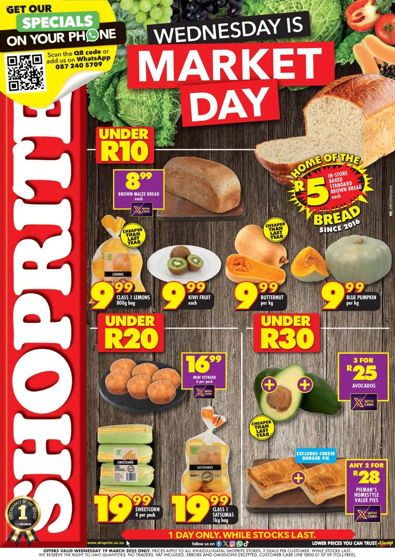 SHOPRITE Specials KZN Durban (March 2025) this week