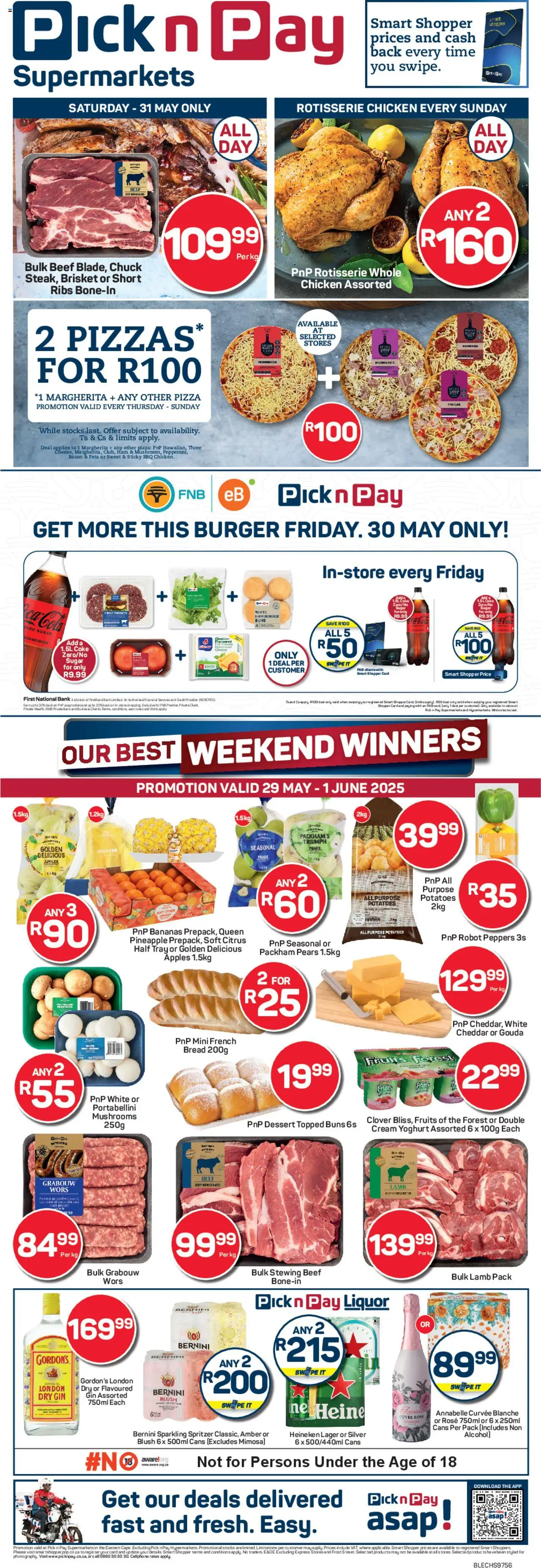 Pick n Pay Eastern Cape - Weekend Specials (29/05/2025 - 01/06/2025) Online