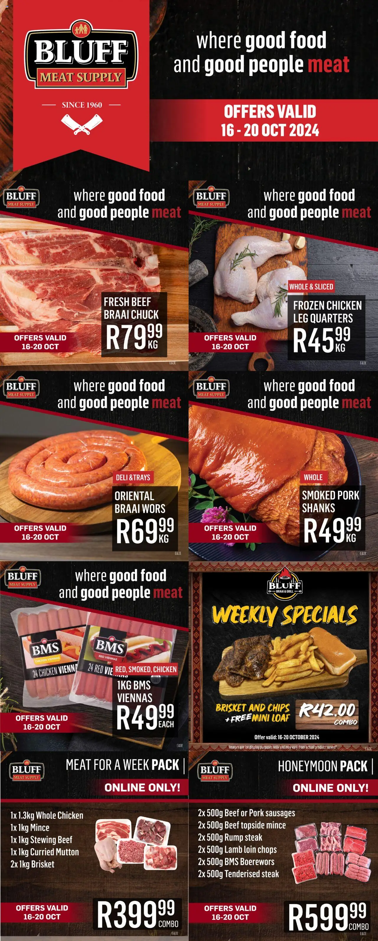 Bluff Meat Supply - Weekly Specials (16/10/2024 - 20/10/2024) Online