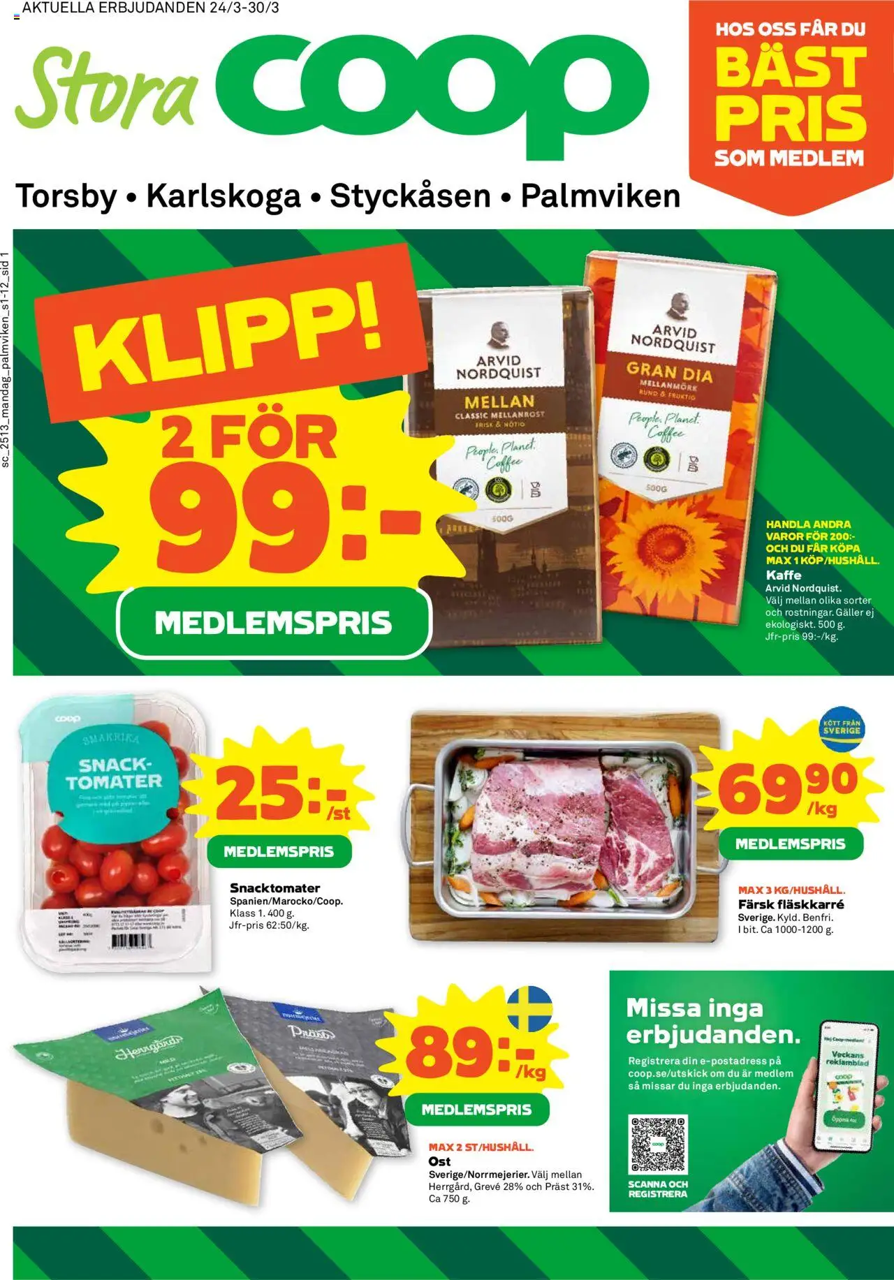 Stora Coop - erbjudanden från 24/03/2025 > reklamblad
