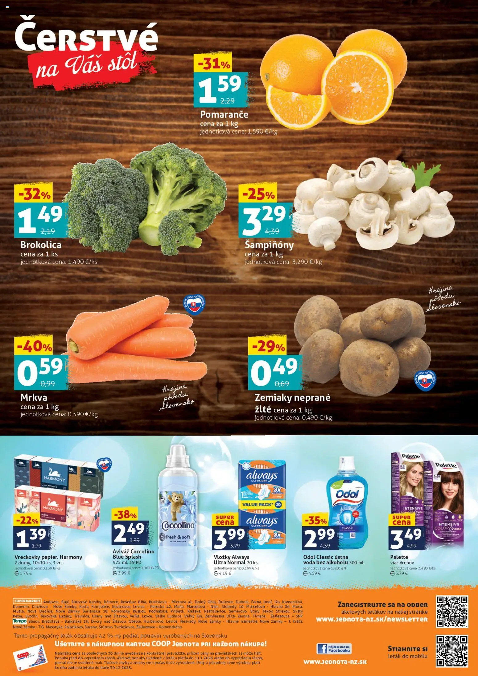 COOP Jednota cez víkend ešte výhodnejšie od 09.01.2026 → Aktuálna ...