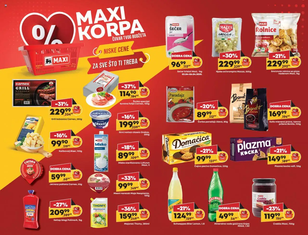 Mega Maxi Njoke - najbolje akcijske cene