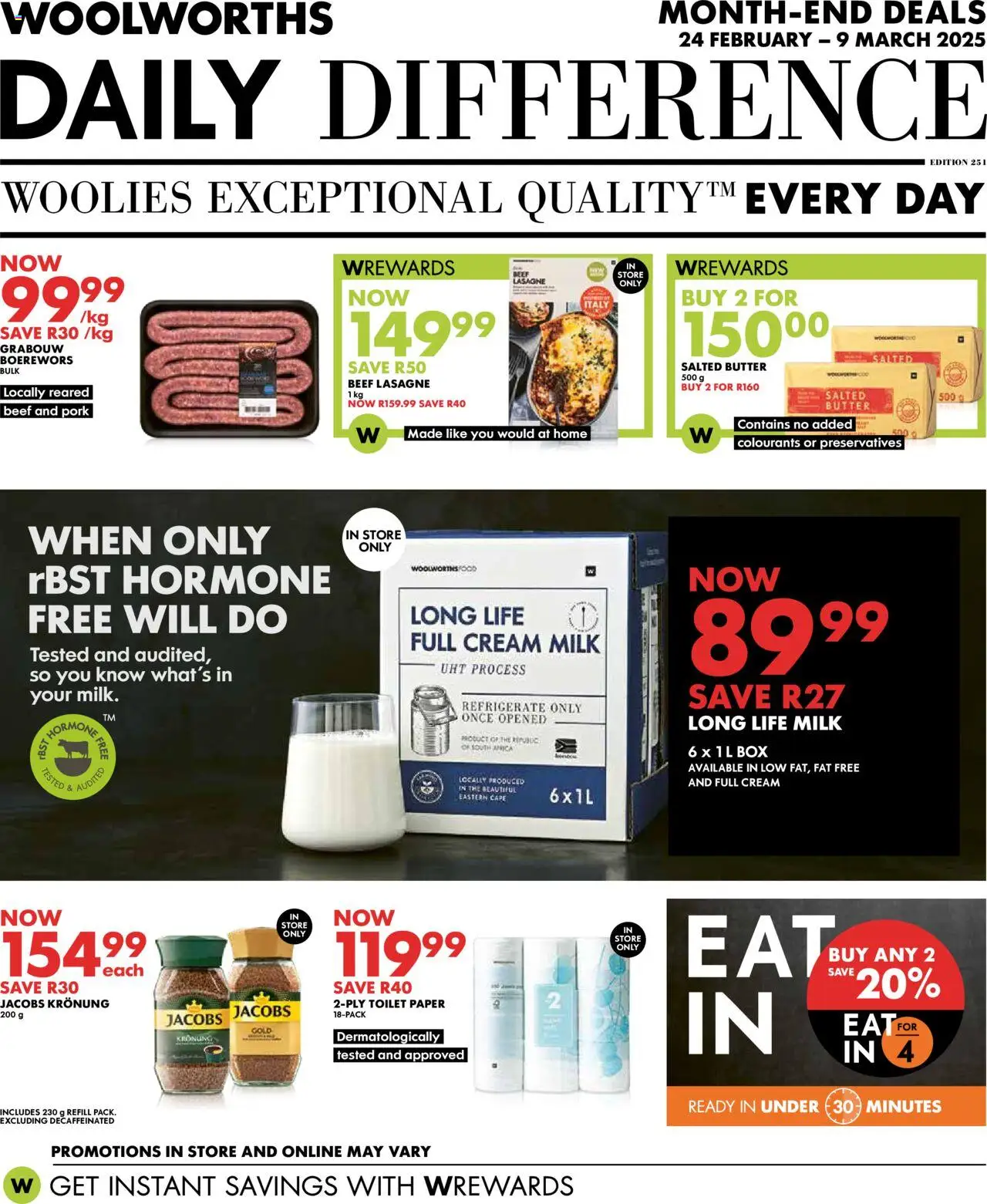 Woolworths Sale & Specials March 2025 | Food 75% Off