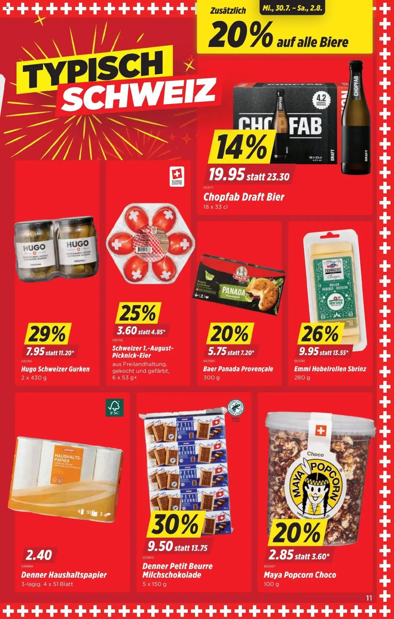 Denner Aktionen | Angebote (29.07.2025 - 04.08.2025)