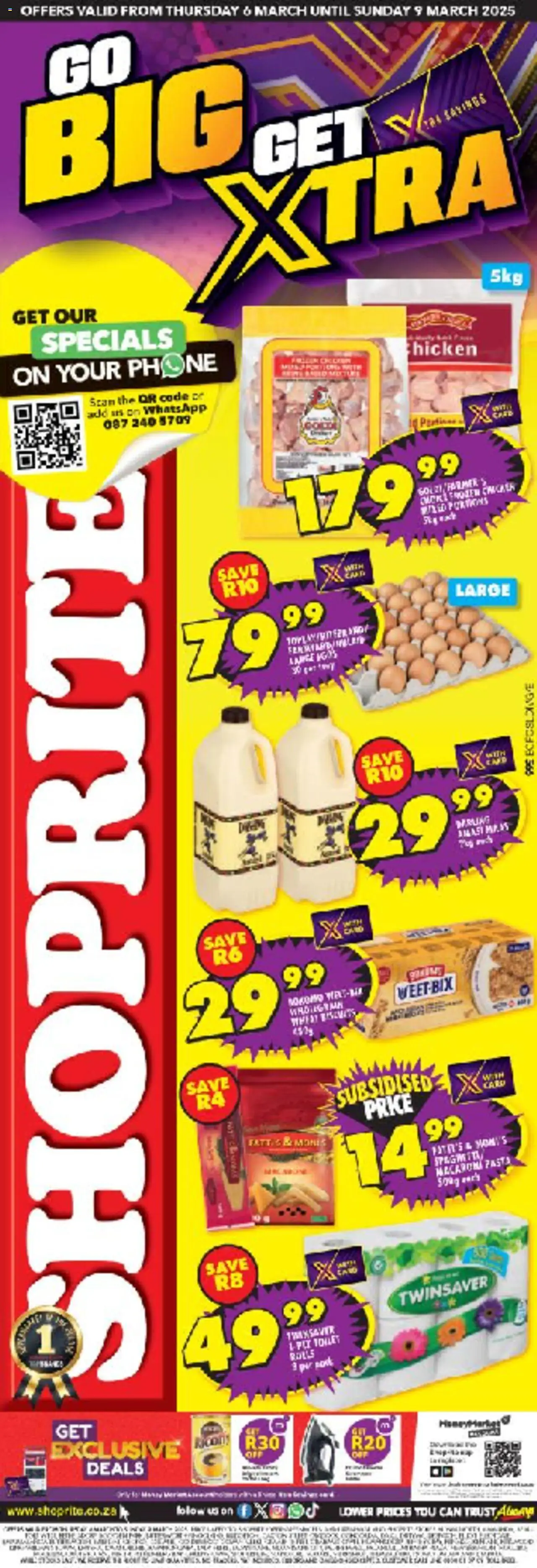 Shoprite Eastern Cape - Go Big Get Extra (06/03/2025 - 09/03/2025) → ...