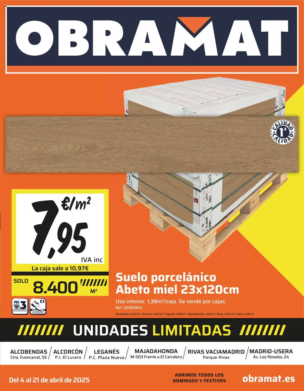 Obramat catálogo online 04/04/2025 - 21/04/2025 | (Bricomart)