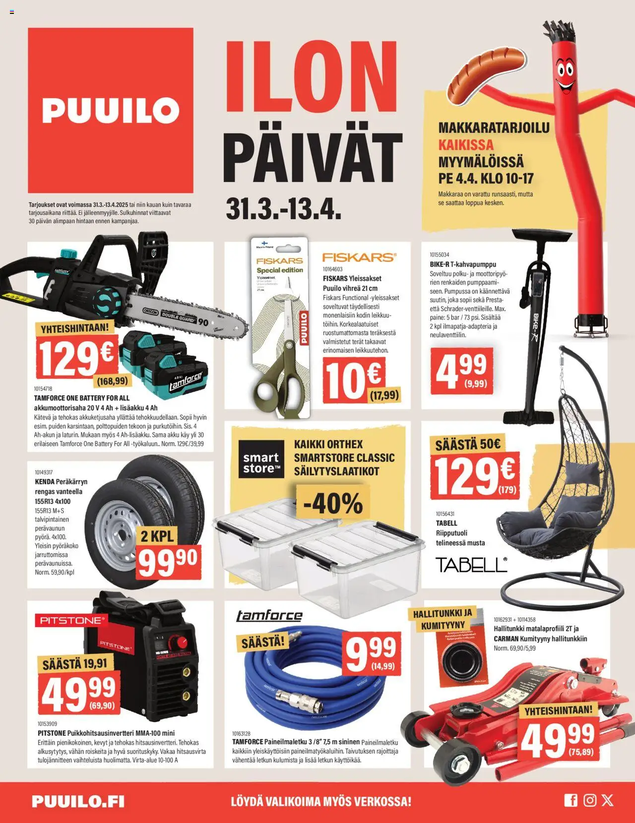 Puuilo tarjoukset Raisio