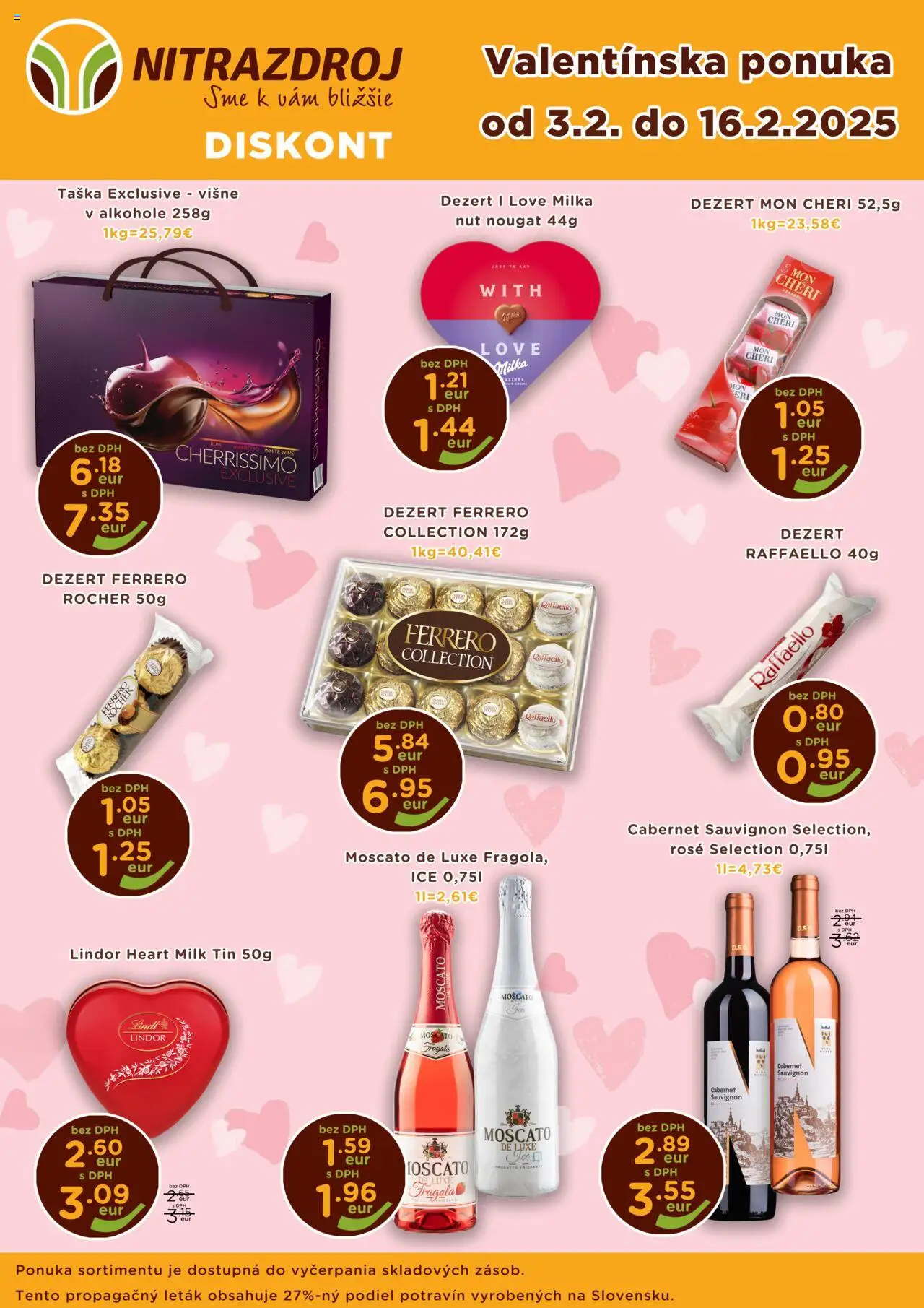 Nitrazdroj Valentínska ponuka od 03.02.2025 » aktuálna zľava