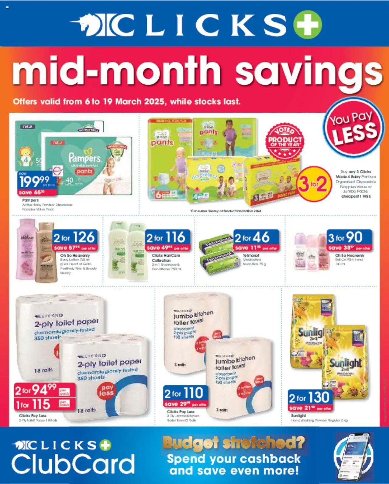 Clicks specials » Catalogue March 2025 » Sale 3 for 2
