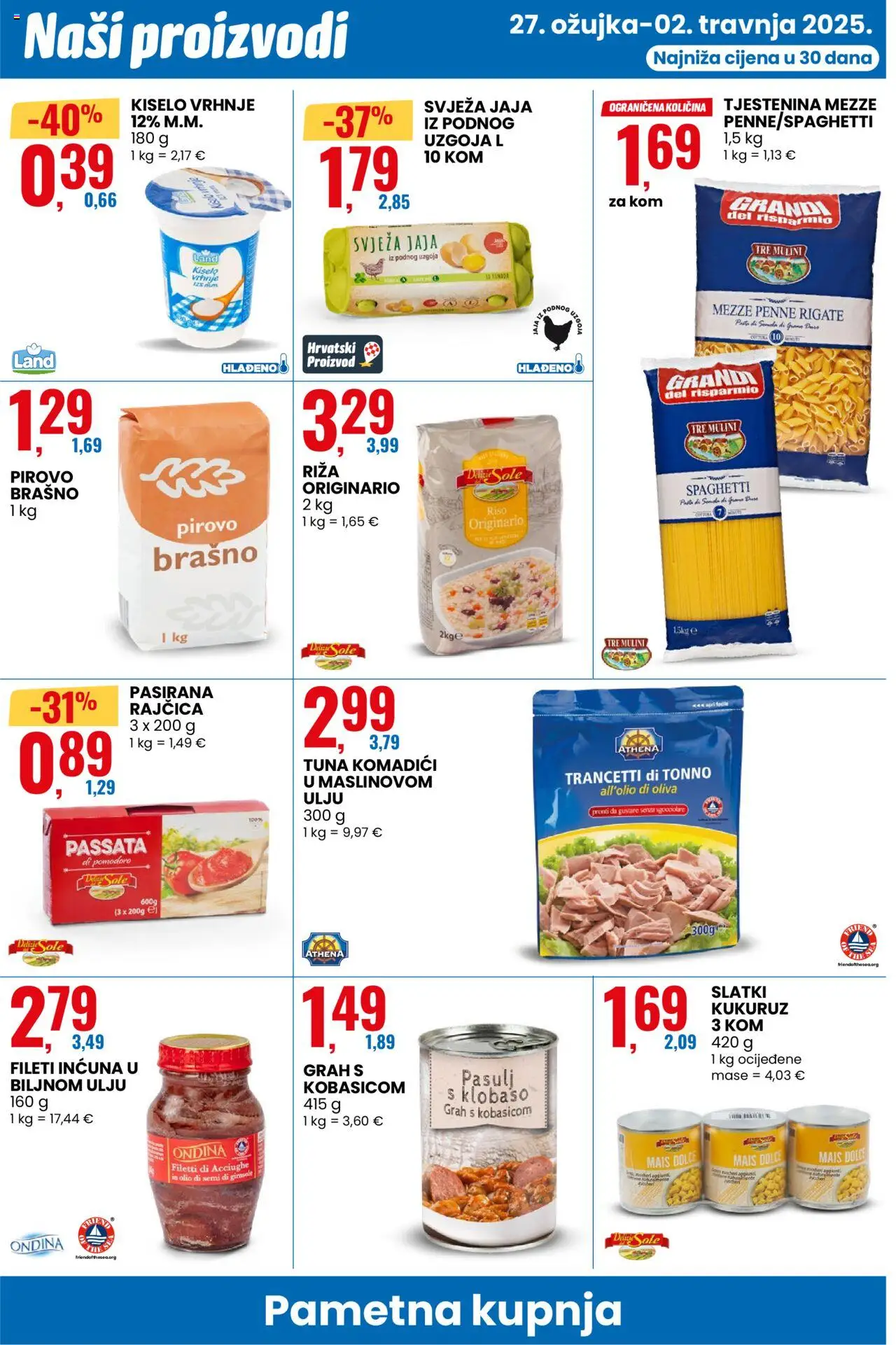 Eurospin Kiselo vrhnje akcija - na popustu ovaj tjedan🛍️