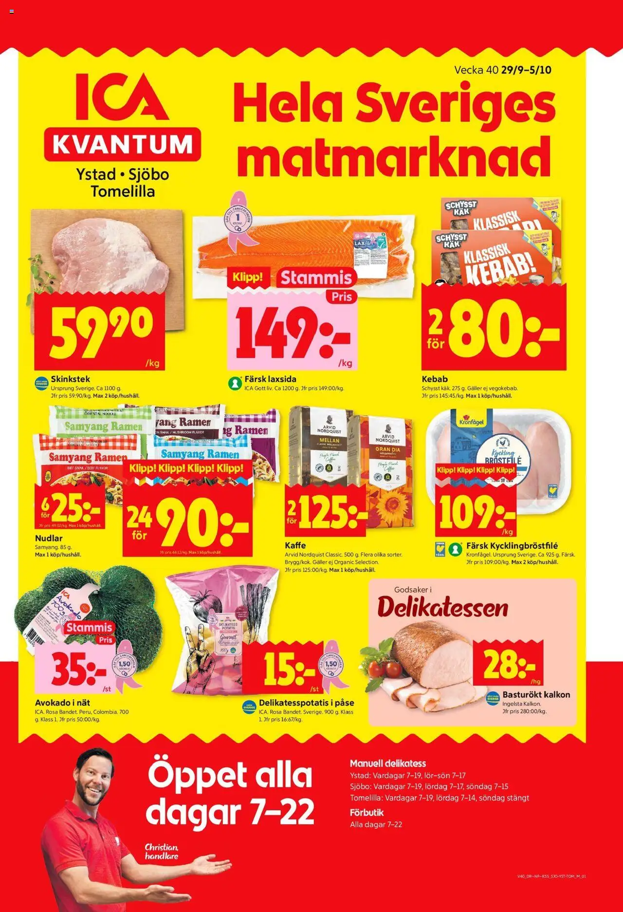 ICA Kvantum - Ystad från 29/09/2025 > reklamblad