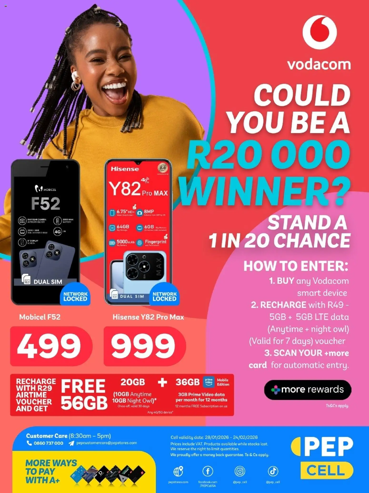 PEP Stores - Cell Specials (28/01/2026 - 24/02/2026) Online