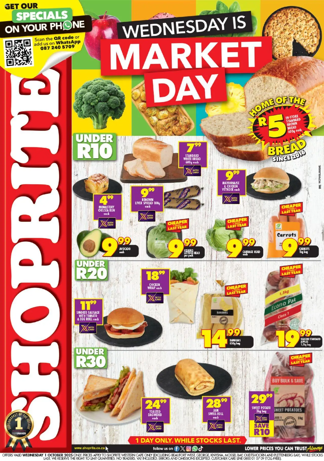 Shoprite Western Cape - Market Day Deals (01/10/2025 - 01/10/2025) → ...