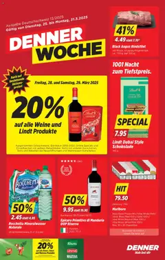 DENNER AKTIONEN nächste woche 25.03.2025 | ab dienstag
