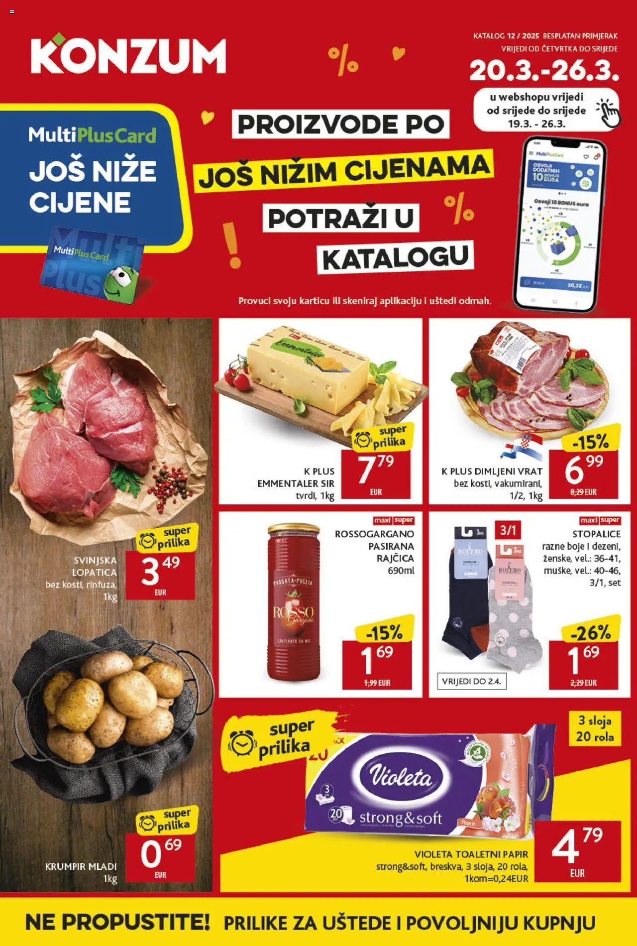 Konzum katalog od 20.03.2025 >> Nova tjedna akcija i letak