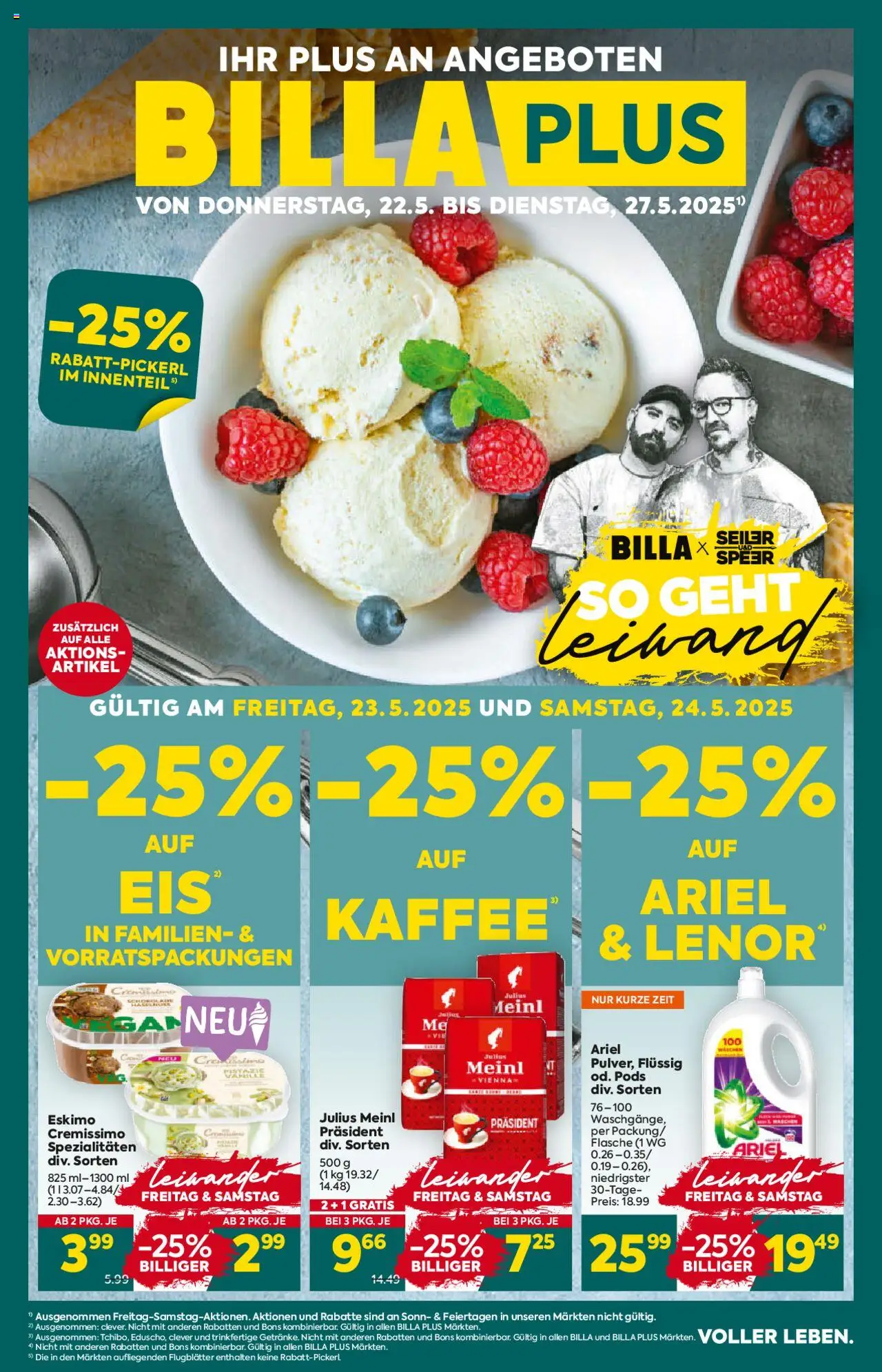 BILLA PLUS Flugblatt ab 22.05.2025 ️ Angebote, Prospekt