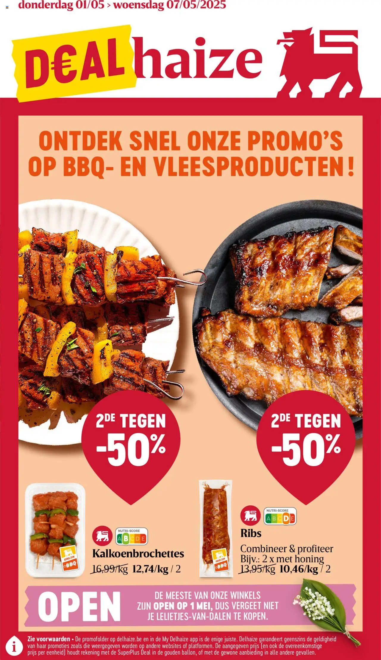 DELHAIZE folder volgende week 01/05/2025 || Promo België