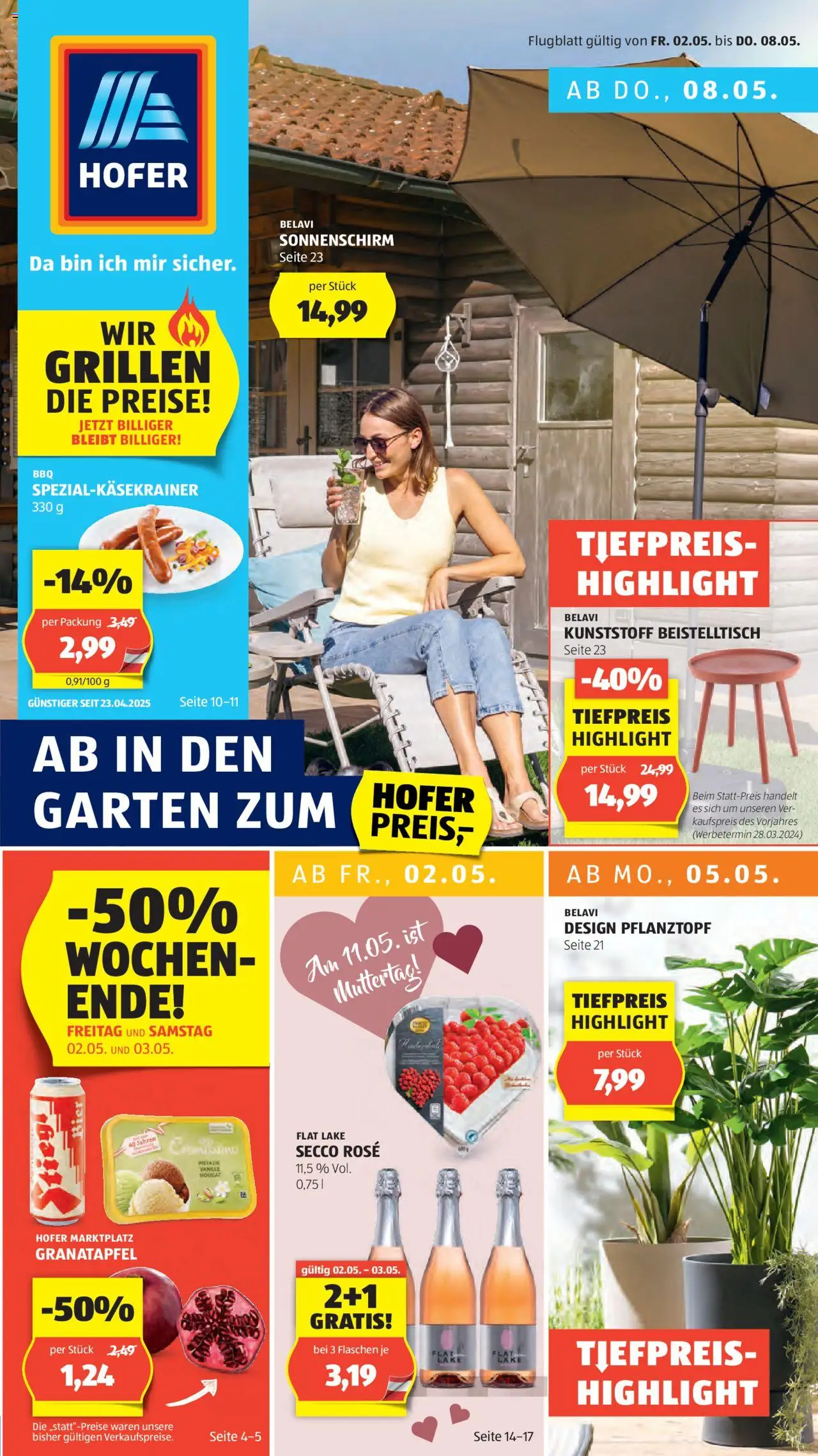 HOFER Flugblatt 09.05.2025 ️ Angebote, Prospekt aktuell