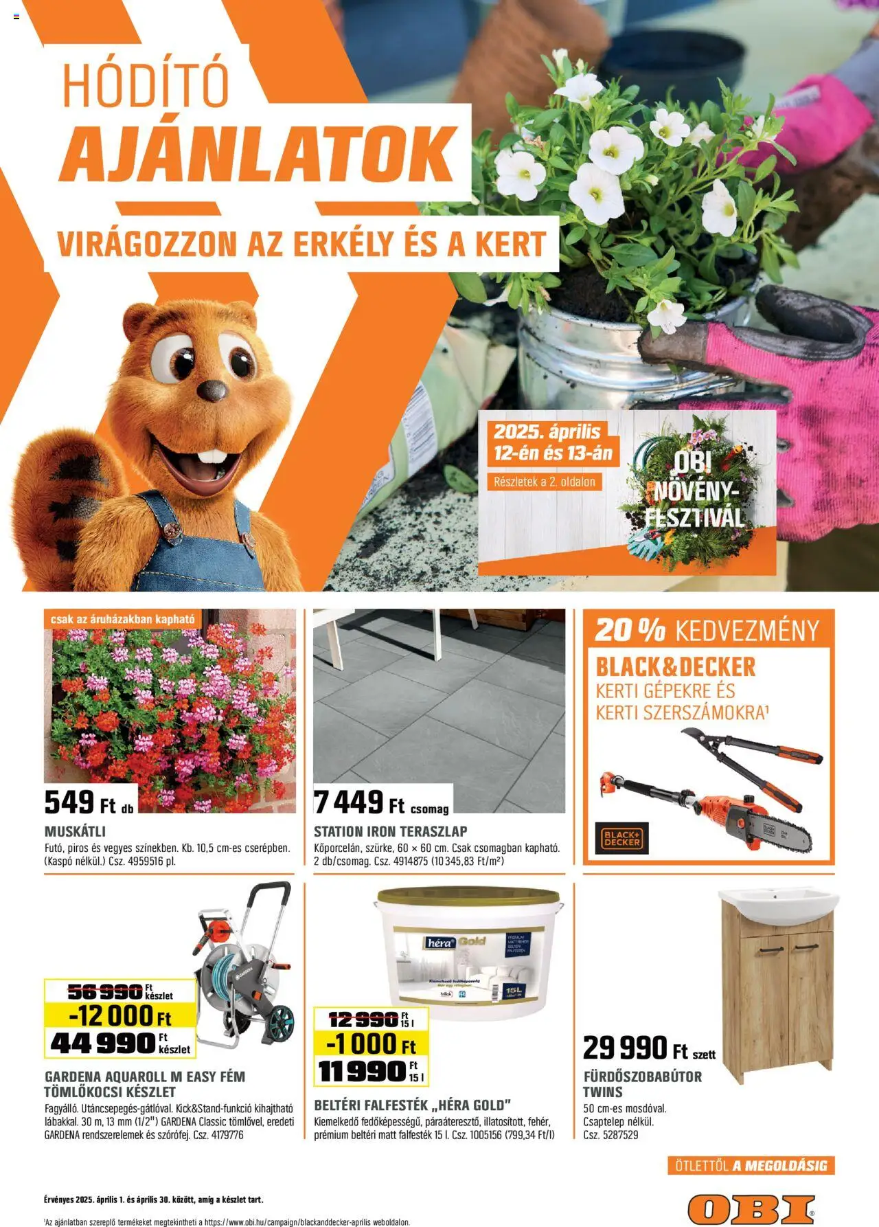 OBI Akciós újság 2025 Május > Katalógus > Reklámújság