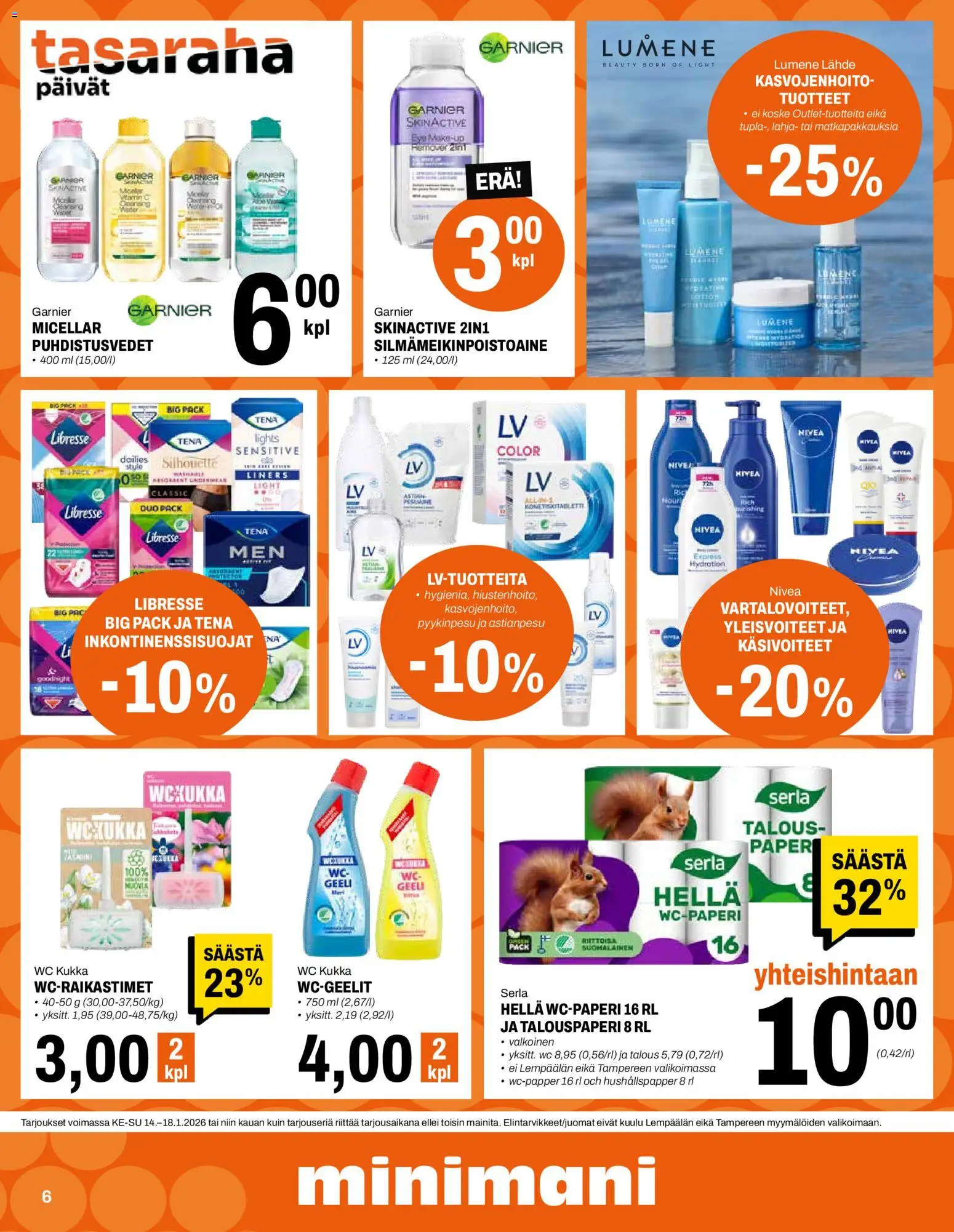 Minimani tarjoukset 14/01/2026 alkaen || Nykyinen tarjous