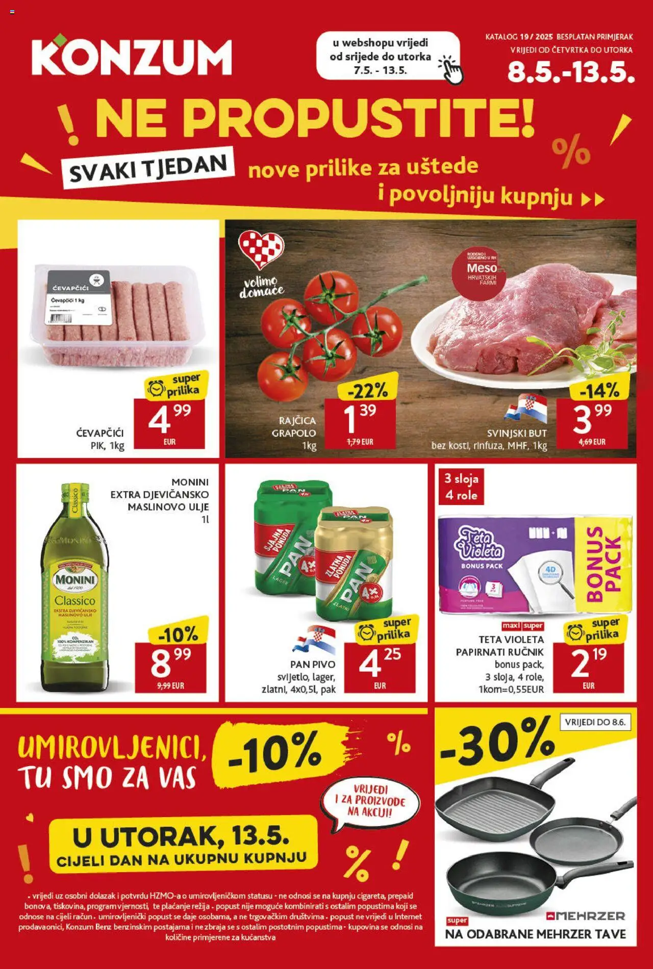 Konzum katalog od 15.05.2025 >> Nova tjedna akcija i letak