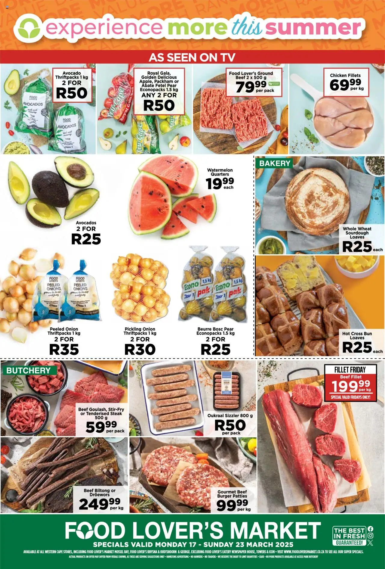 Food Lover's Market Western Cape - Weekly Specials (17/03/2025 - 23/03/2025) Online